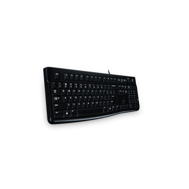 logitech k120 clavier usb azerty français noir - claviers