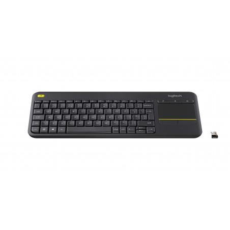 logitech k400 plus clavier rf sans fil azerty français noir - claviers