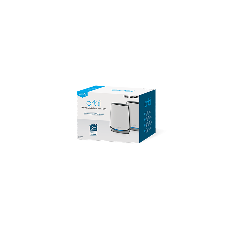 netgear orbi ax6000 routeur sans fil tri-bande 2,4 ghz 5 ghz 5 ghz ...