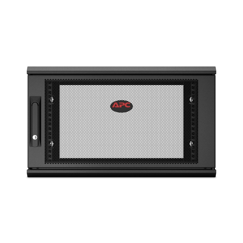 apc netshelter wx 6u single hinged wall-mount enclosure 600mm deep rack ...