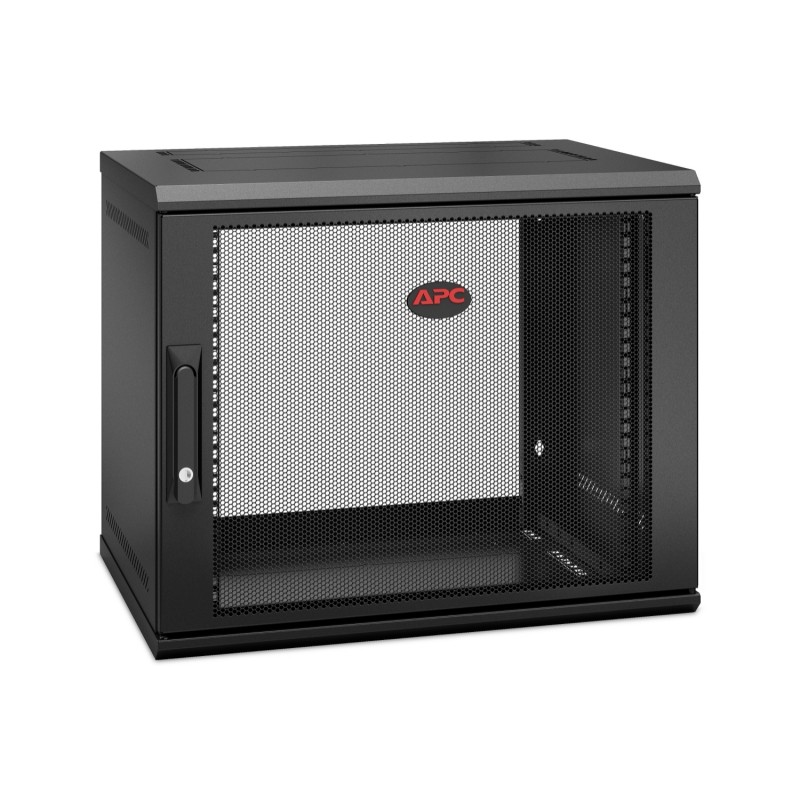 apc netshelter wx 9u single hinged wall-mount enclosure 400mm deep ...