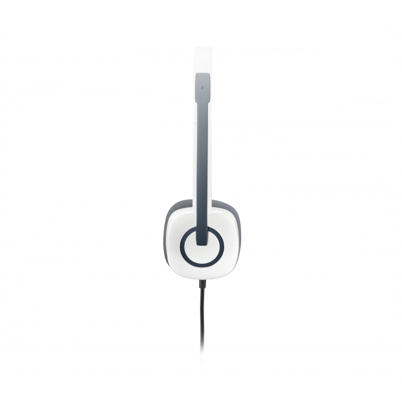 logitech h150 casque arceau blanc - casques et enceintes