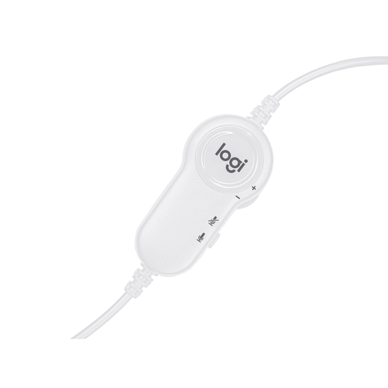 logitech h150 casque arceau blanc - casques et enceintes