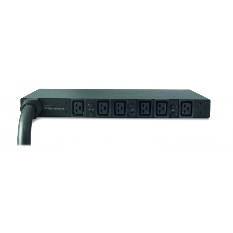 apc basic rack pdu ap7526 unite de distribution d energie 1u noir 6 sortie s ca - bandeaux de ...