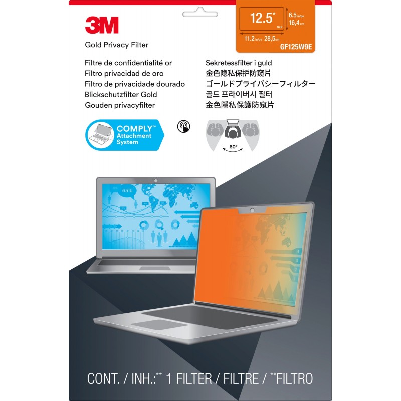 3m filtre de confidentialite tactile or pour ordinateur portable ecran ... 3m filtre de confidentialite tactile or pour ordinateur portable ecran ...