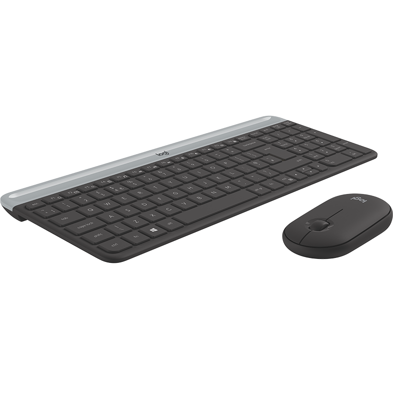 logitech mk470 slim wireless combo clavier rf sans fil azerty français ...