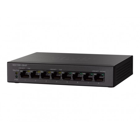 CISCO 8-Port PoE Gigabit Desktop Switch