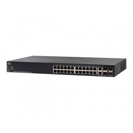 CISCO SG550X-24MMP 24-port Gigabit PoE Stackable Switch