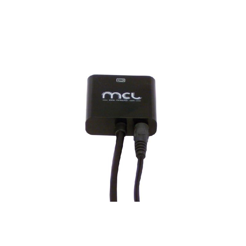 mcl cg-287c2 câble video et adaptateur hdmi type a standard vga d-sub 3 ...