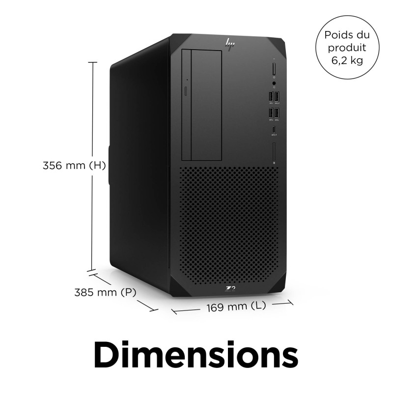 hp z2 tower g9 i9-12900 intel® core™ i9 32 go ddr5-sdram 1000 go ssd ...